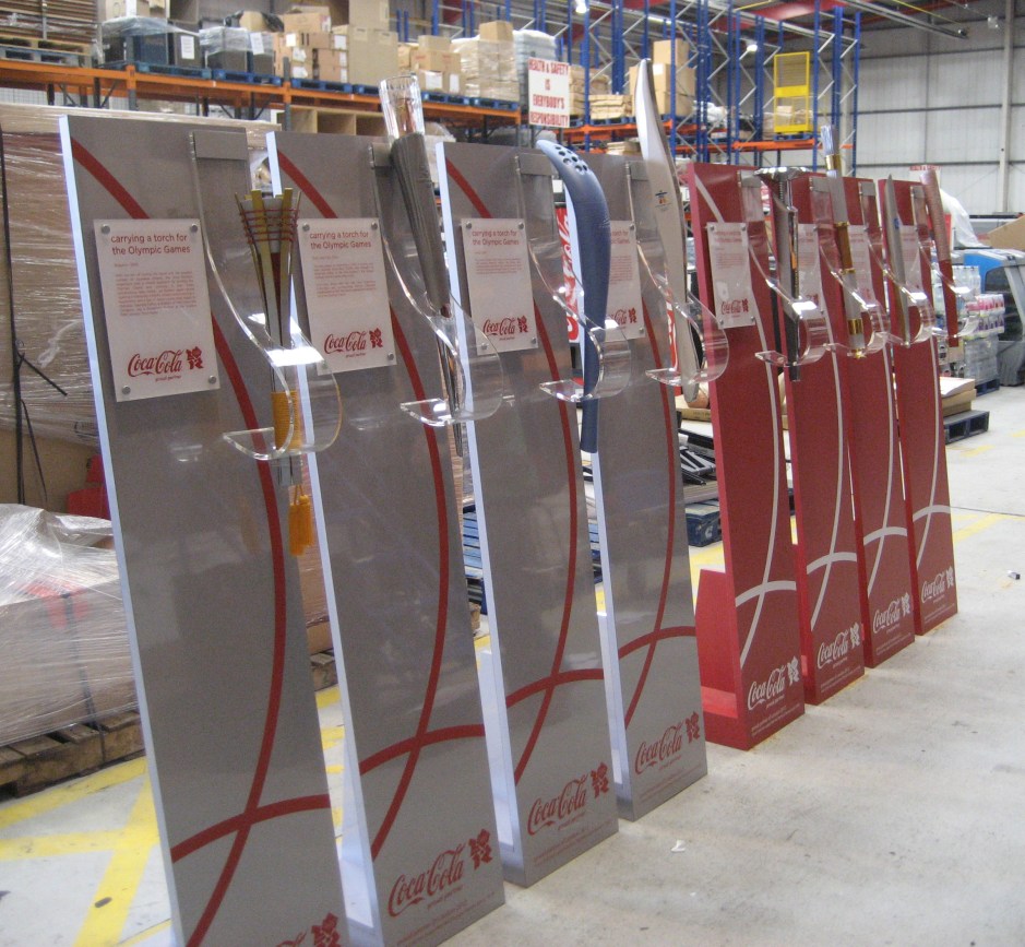 Coca-Cola // Olympic Torch Stands | emmajonesdesigns//